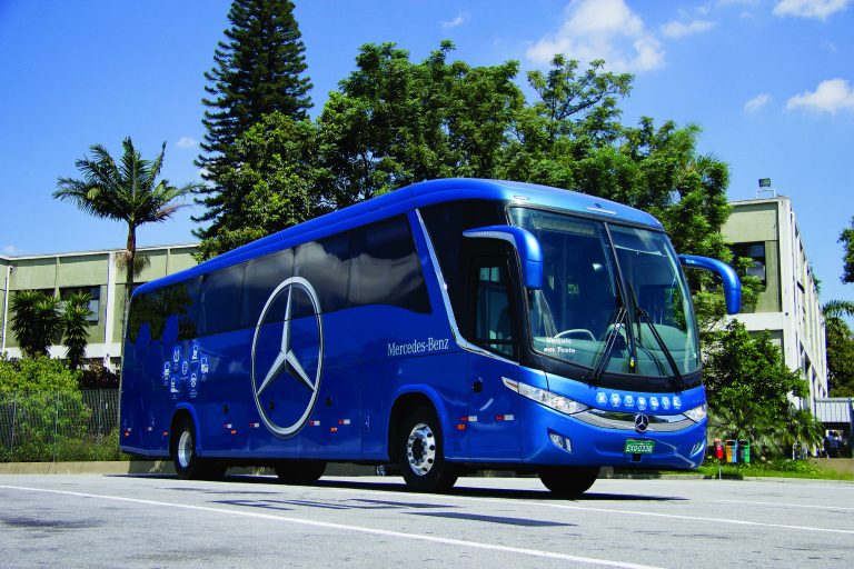 Mercedes introduz padrão europeu de segurança no O-500 - Transporte Mundial