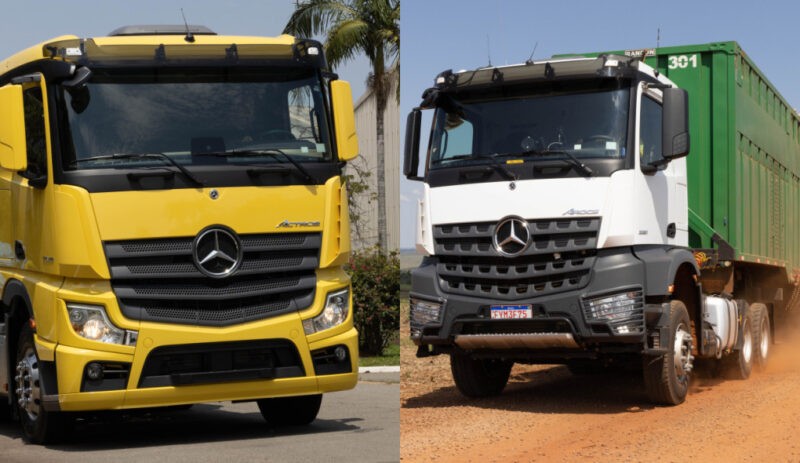 Actros Space e Arocs 6x4 substituem o Axor na linha 2023 - Transporte Mundial