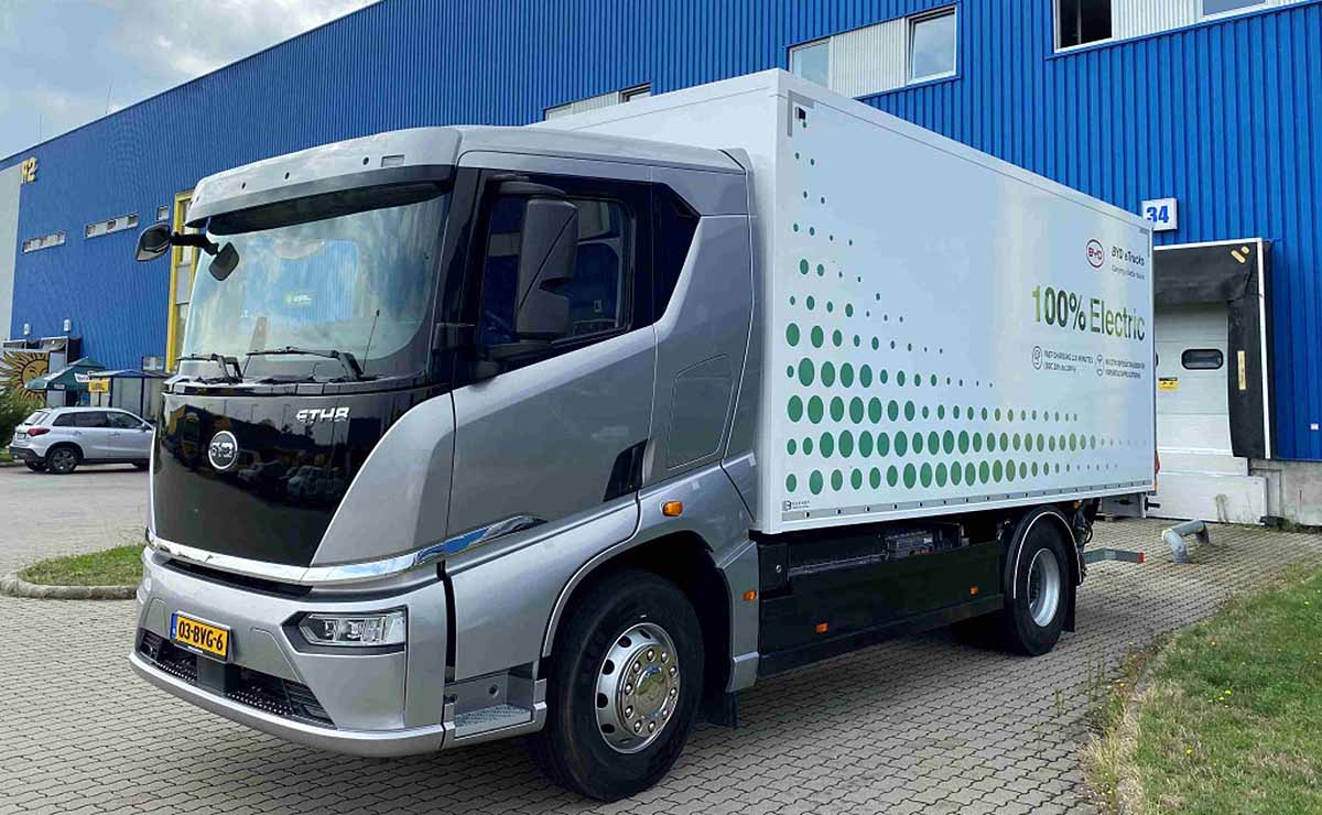 Pela primeira vez, caminhão BYD é testado em país da Europa ...